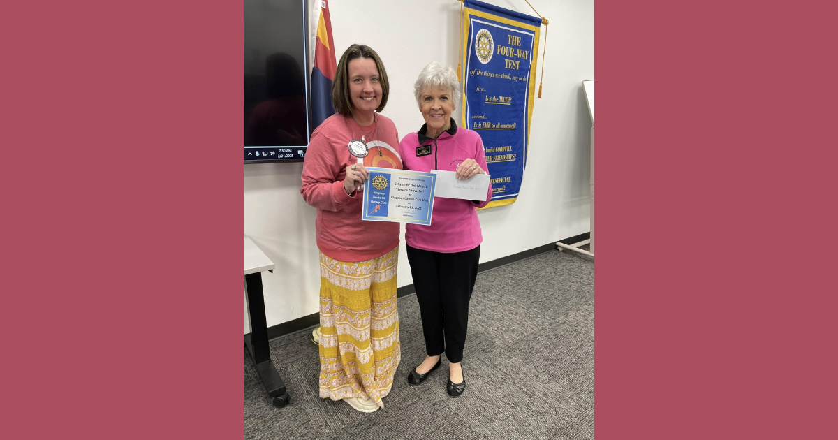 Rotary Club presents Citizen of the Month Award - The Standard Newspaper